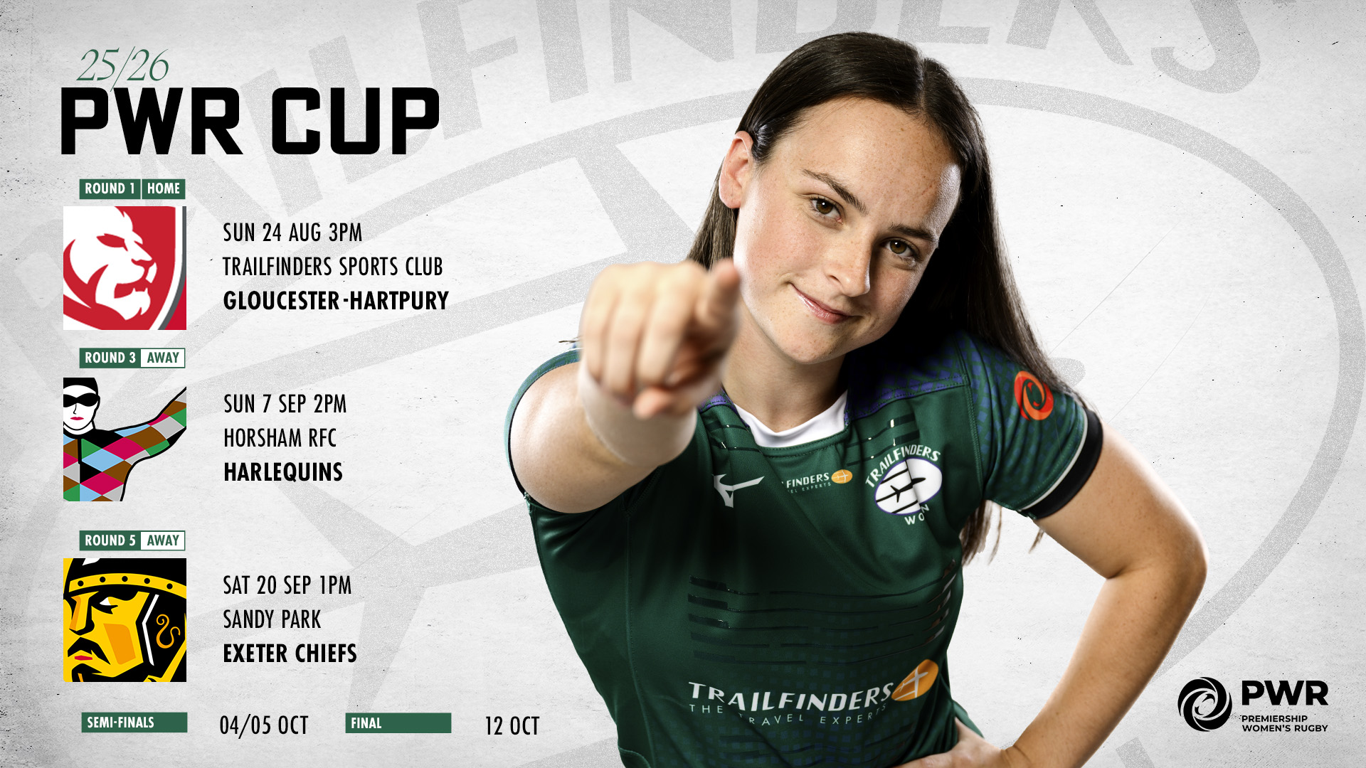 PWR Cup Fixtures Confirmed - Ealing Trailfinders Rugby Club
