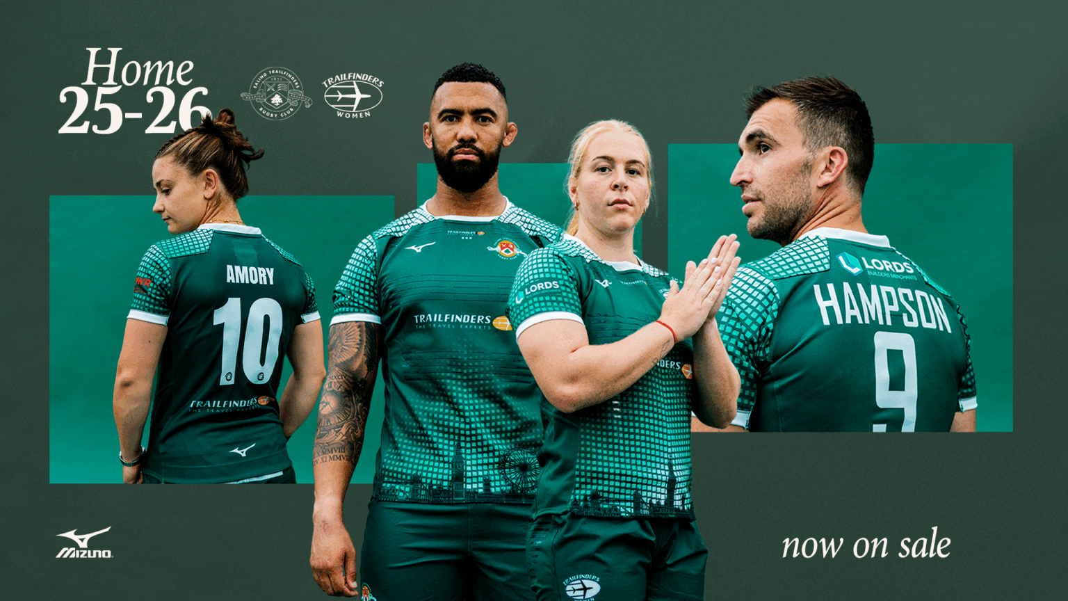 New home kit launched - Ealing Trailfinders Rugby Club